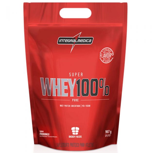 Super Whey 100 Pure Refil 907g IntegralmÉdica Na Nutri Fast Shop